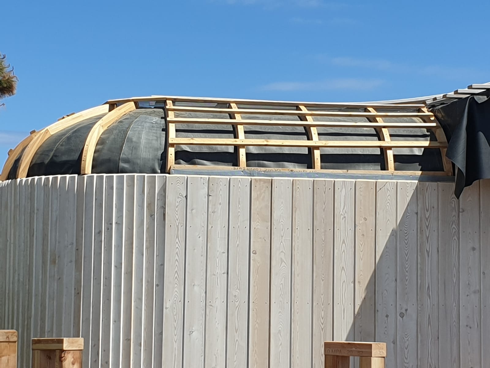 Stunning roof built for beach club on French Riviera - Epoxycraft