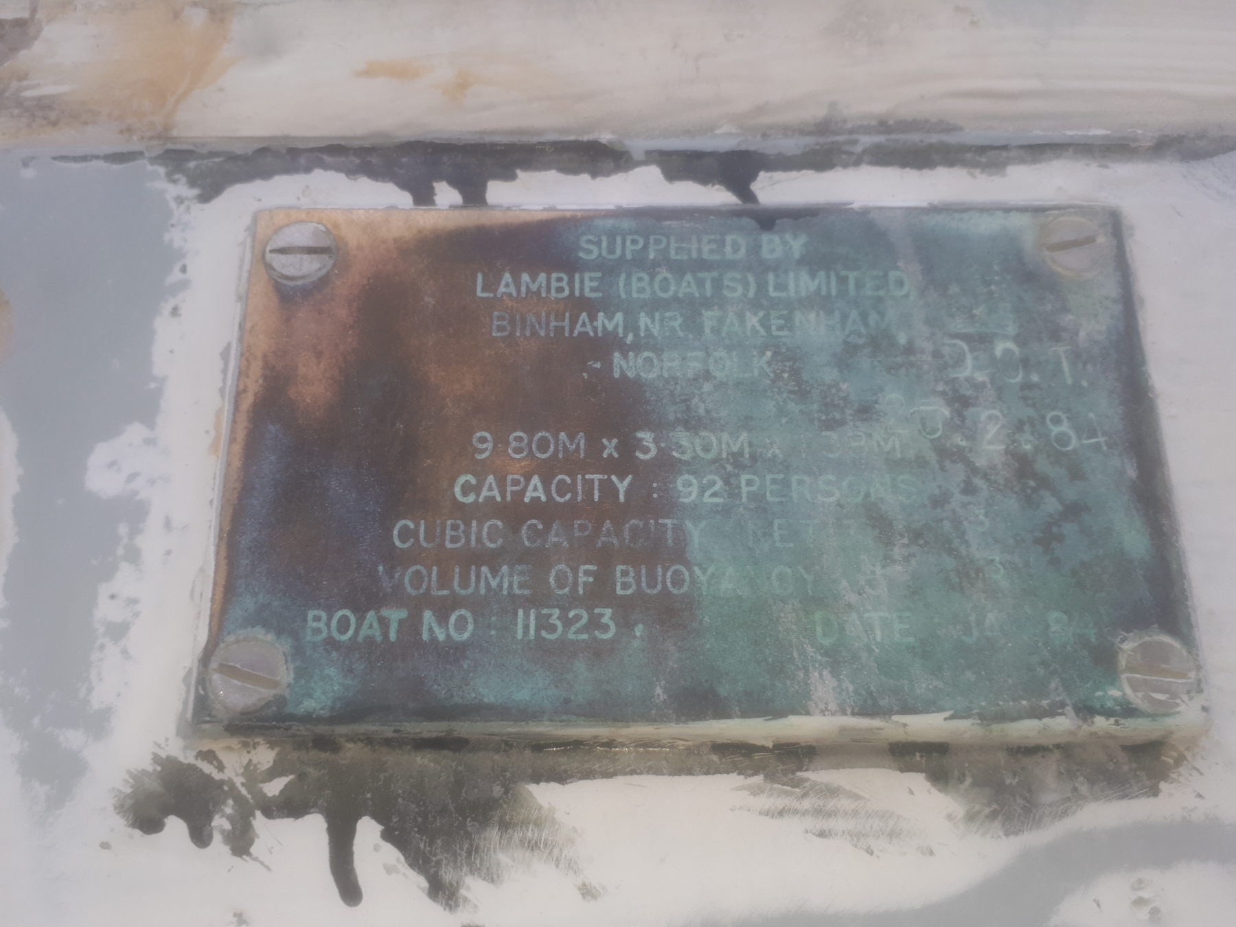 Life After Pi lifeboat refit - Epoxycraft